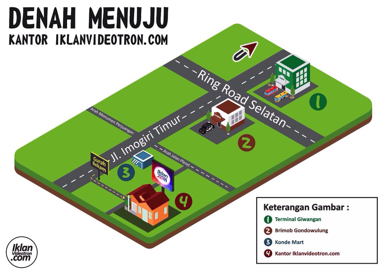 Denah Lokasi Kantor IklanVideotron.Com | Iklan Videotron